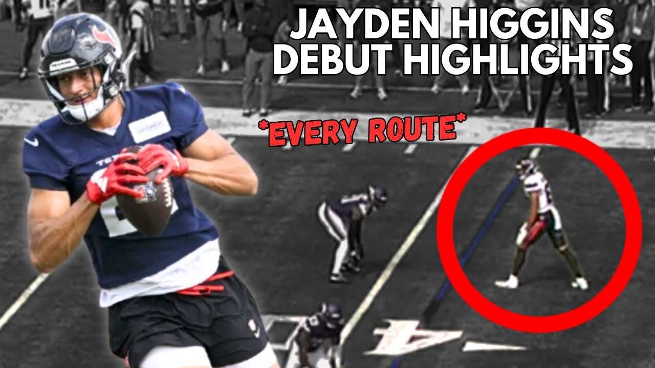 Jayden Higgins NFL Debut Highlights 🔥 | 2025 Preseason - YouTube