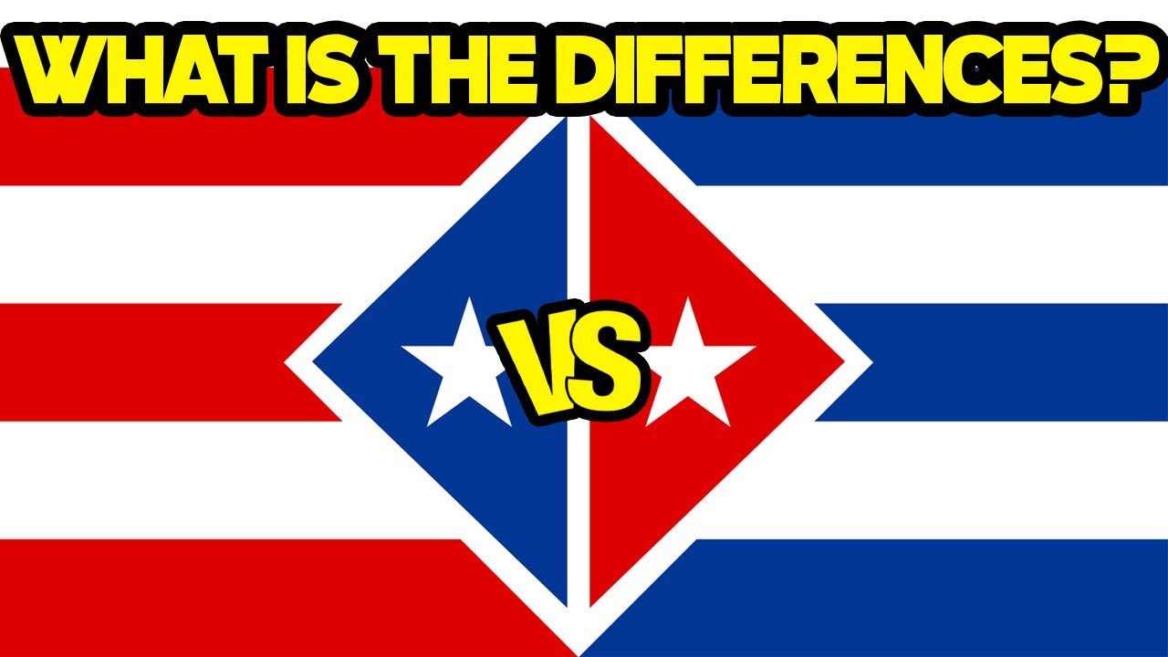 Similar Flags - Cuba vs Puerto Rico Clash - YouTube