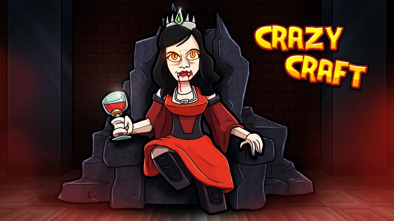 Legendary VAMPIRE Queen of Crazy Craft! (Minecraft) - YouTube