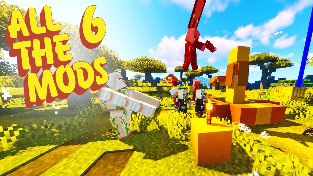 All The Mods 6 Ep 3 - Raider Invaders Epic Plays - Minecraft Modded ...