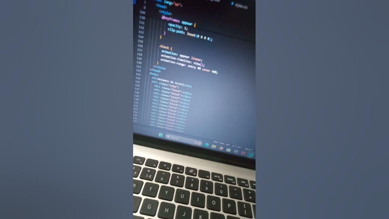 Animation Scroll Using Html Css Javascript Music Song Video Html Cssanimation Htmlcssjs