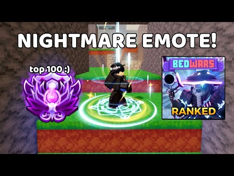 How I Got NIGHTMARE Emote... (Roblox Bedwars) - YouTube