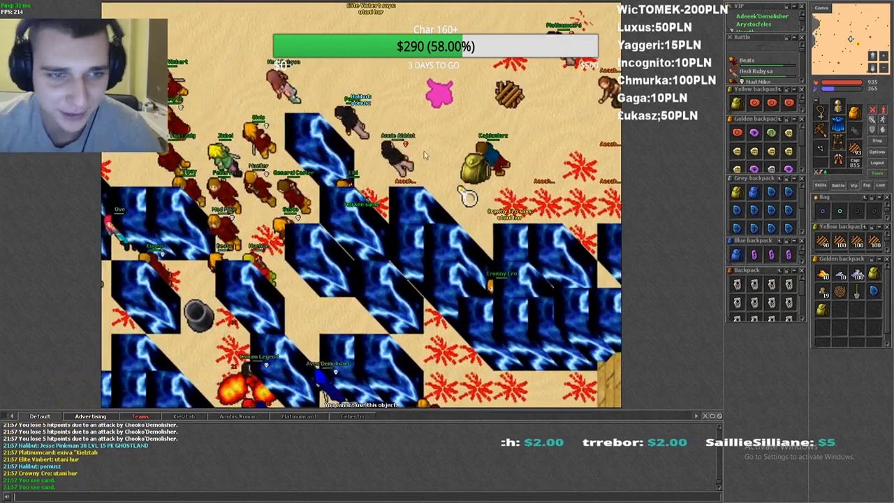 Tibia Punio 15 BP UHOW - YouTube