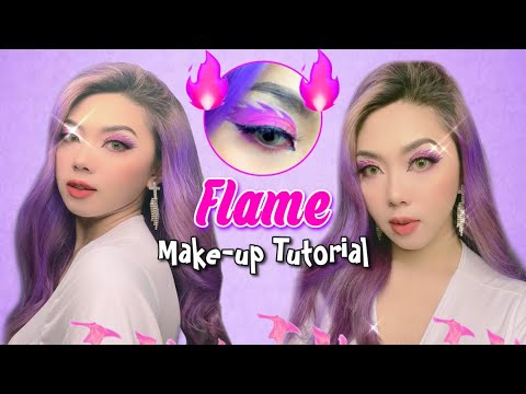 FLAME Make-Up || Tutorial video + Kulitan with my son - YouTube