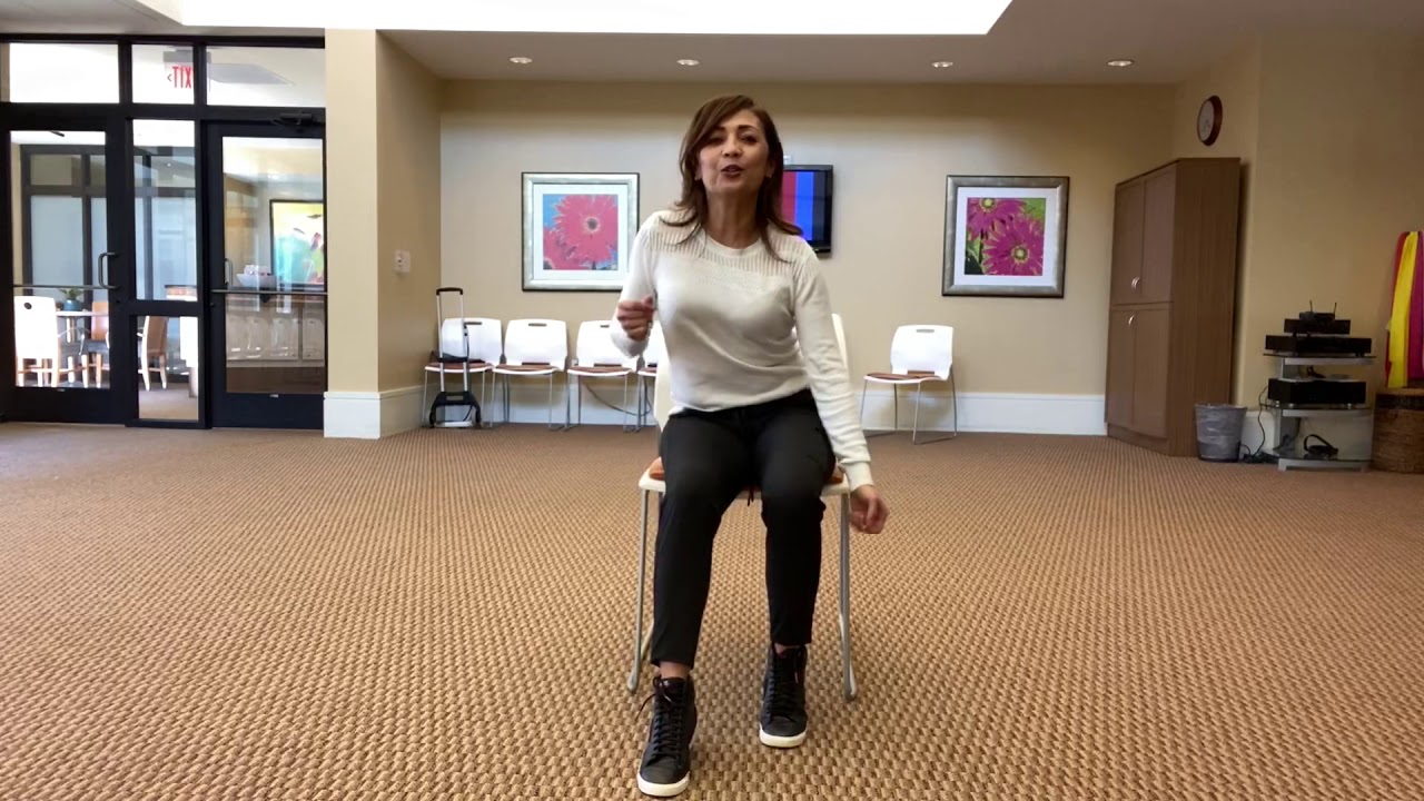 Seated Senior Dance Exercise- Jive - YouTube