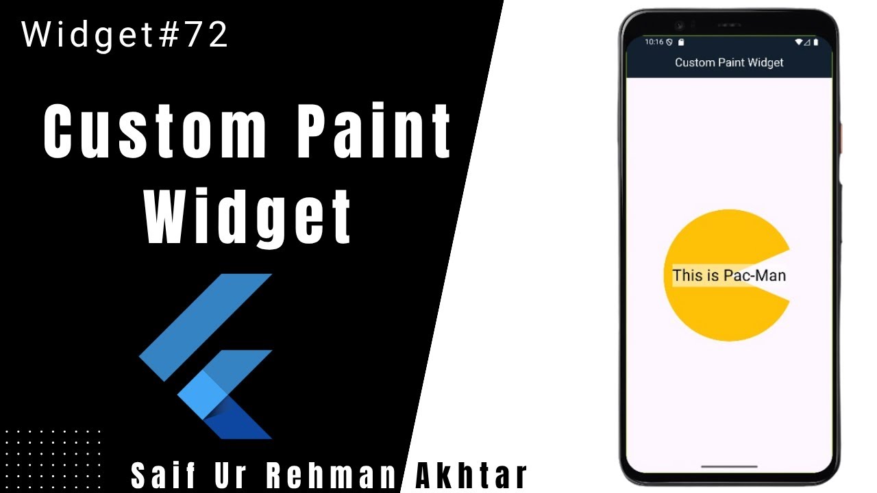 Flutter Custom Paint Widget Explained | Flutter 215+ Widgets Series ...