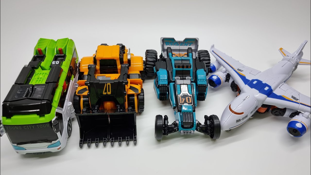 TOBOT V REGENT BIG BOSS AIR HYDE POWER LOADER TOYS TRANSFORM - YouTube