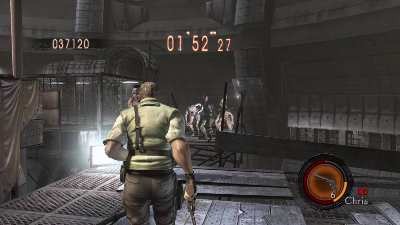 RESIDENT EVIL 5 chris redfield stars casual death - YouTube