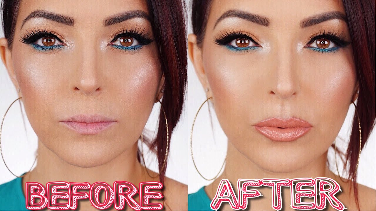 HOW TO MAKE SMALL LIPS LOOK BIGGER - YouTube