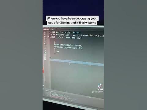 It finally worked #programming #scripting #coding #roblox #tiktok #shorts #robloxstudio #fyp ...