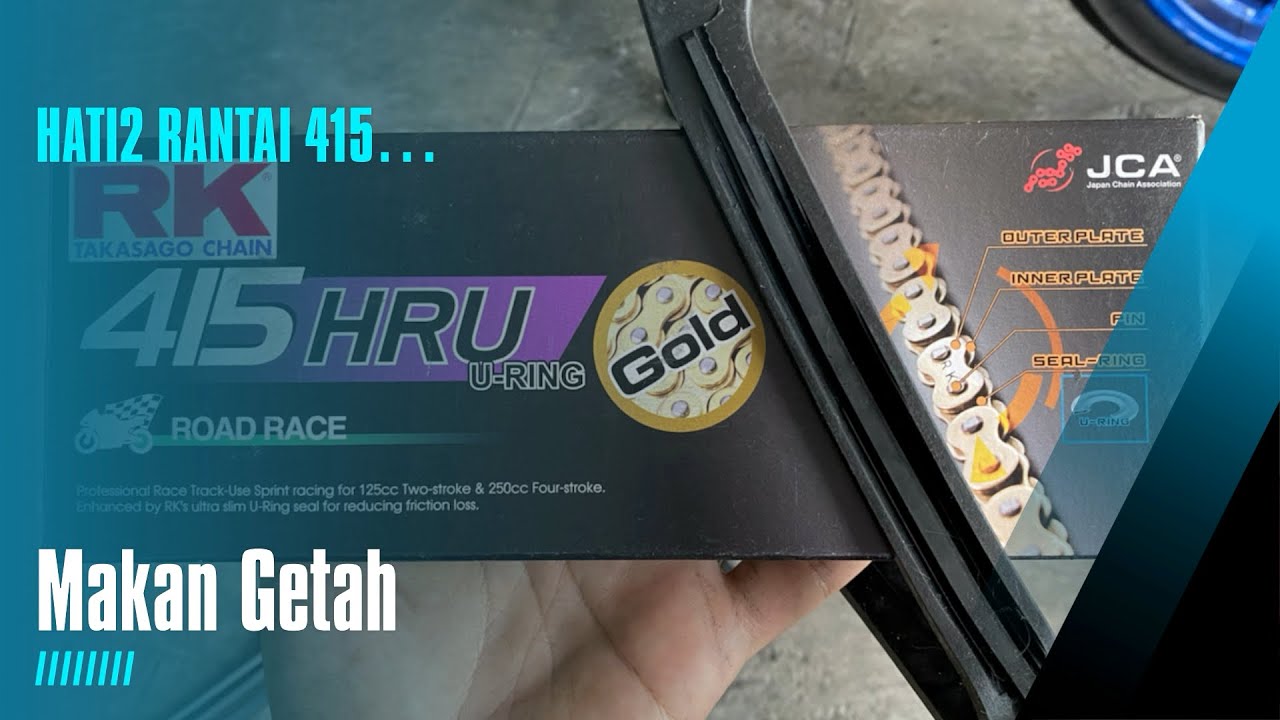Review - Rantai 415 makan getah swing arm! - YouTube