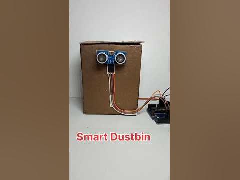 Smart Dustbin Project | How to make Smart Dustbin #shorts - YouTube