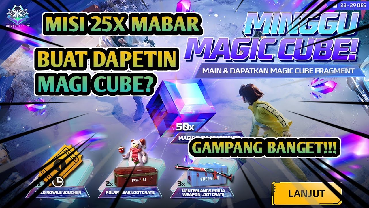 CARA CEPAT DAN MUDAH MENYELESAIKAN MISI MABAR 25X BERSAMA TEMAN UNTUK MENDAPATKAN MAGIC CUBE ...