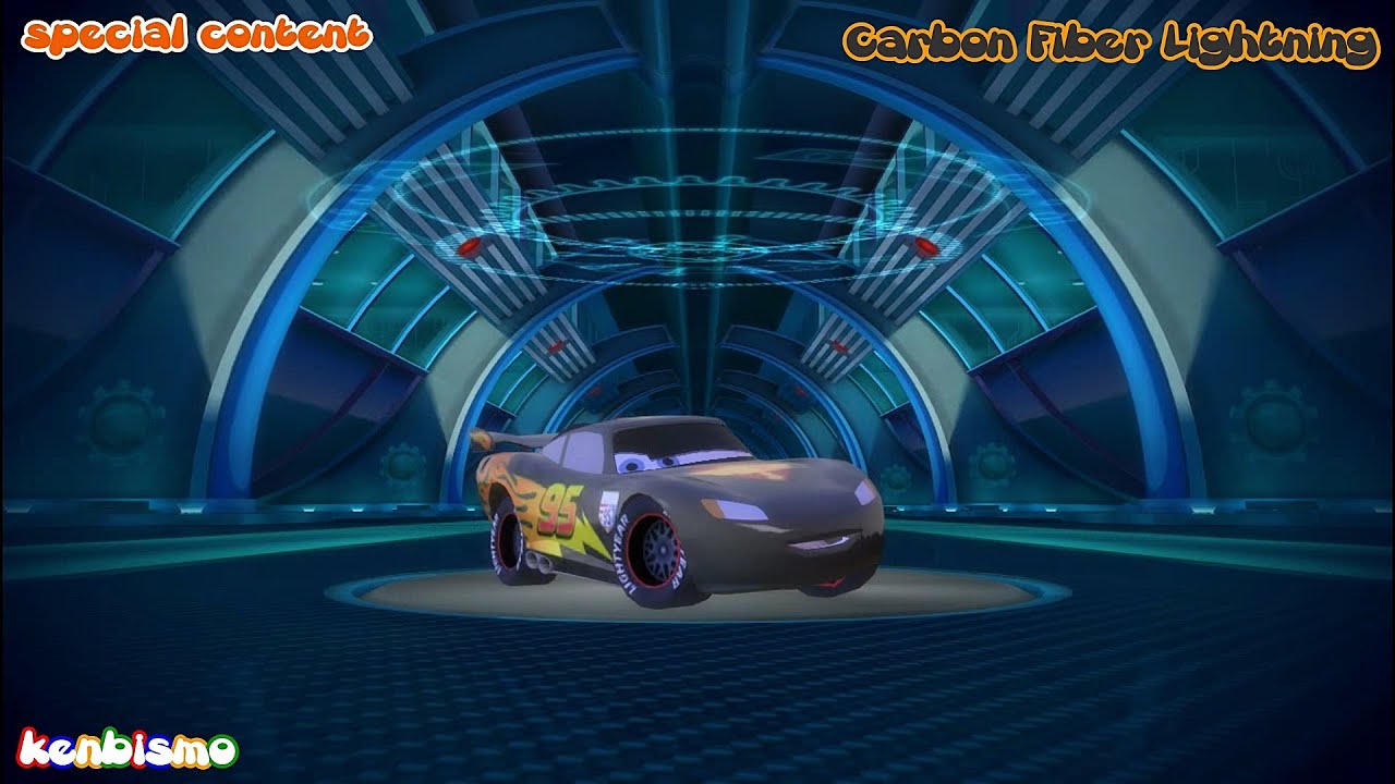 Carbon Fiber Lightning battle race Special Content Lightning McQueen ...