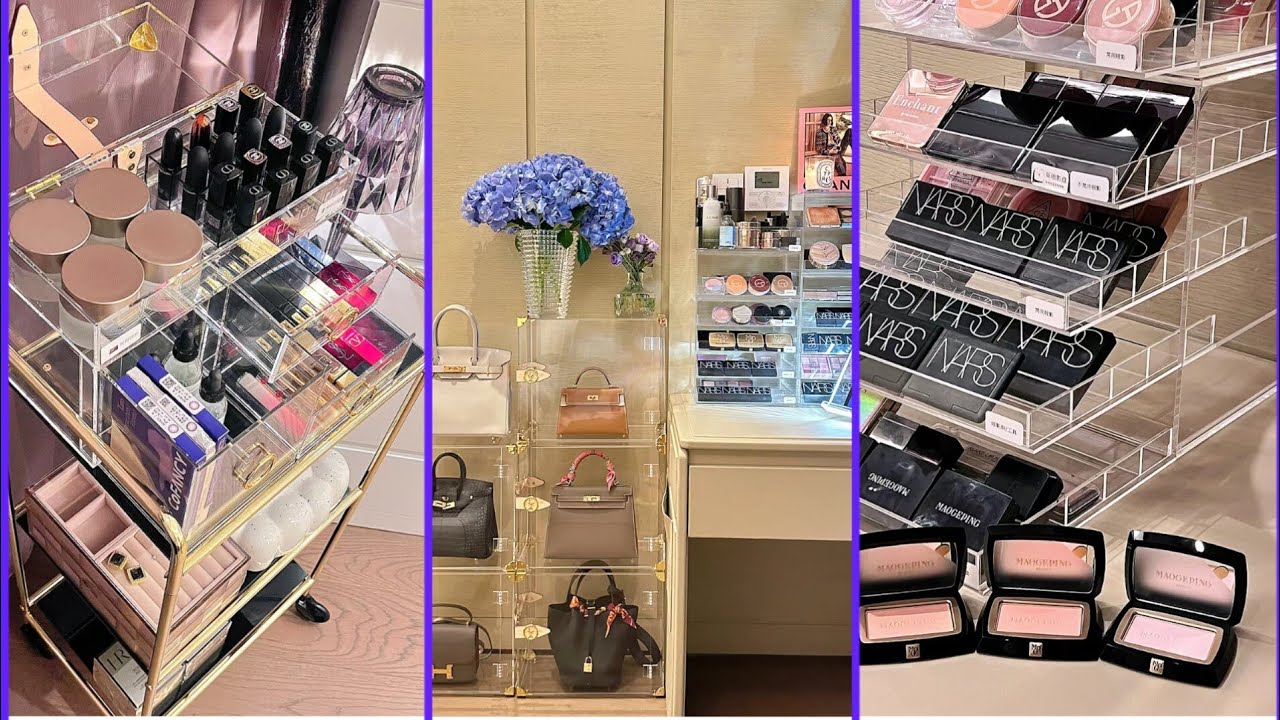 🎀SANSHANG Make-Up Organizing Ideas For EVERY Organizing Style😘 ASMR ...