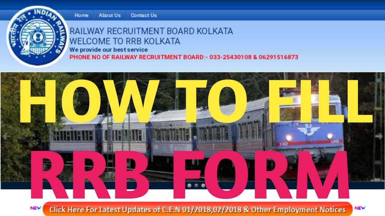 How to Fill railway NTPC Form 2019 - YouTube