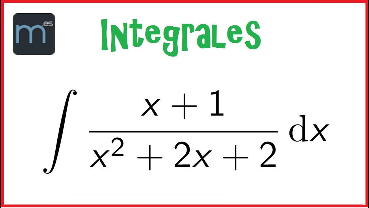 Integral de un cociente - tipo logaritmo - YouTube