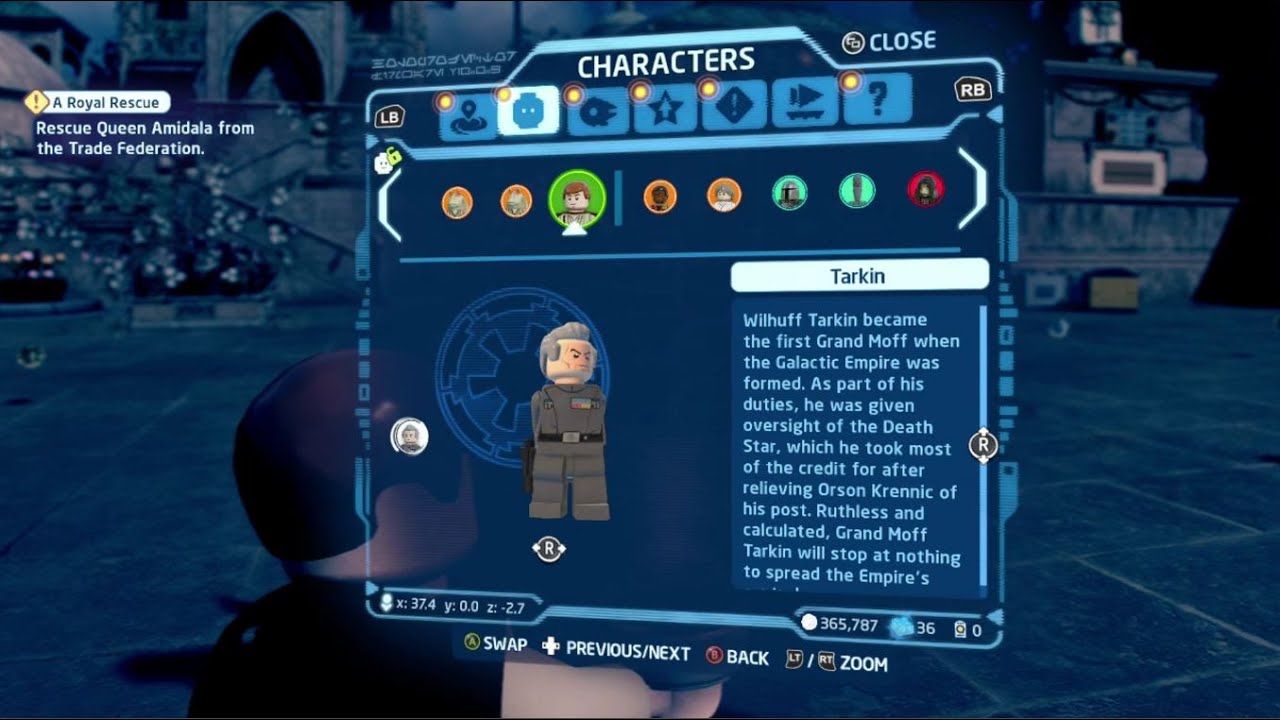 Tarkin GAMEPLAY - LEGO Star Wars: The Skywalker Saga - YouTube