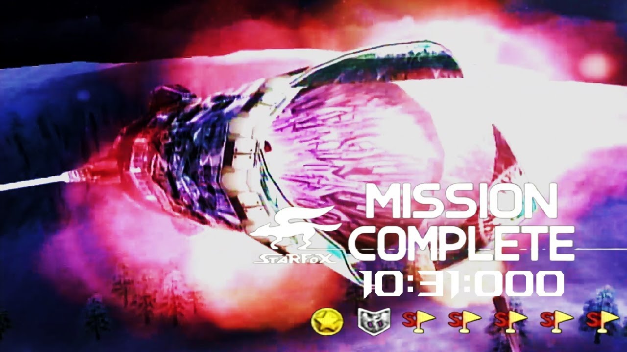 Star Fox: Assault - Mission 4: Fichina (Silver medal, 100%) 10:31:00 ...