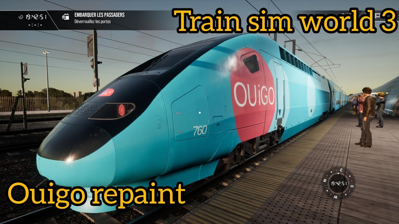 Train Sim World 3 [Repaint Ouigo] ULTRA GRAPHIC 4K HDR 60FPS - YouTube