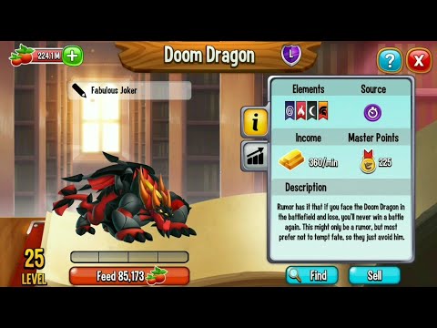 DOOM DRAGON REVIEW dragoncity - YouTube