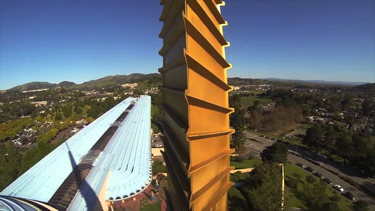 Marin County Civic Center - Aerial Tour - YouTube