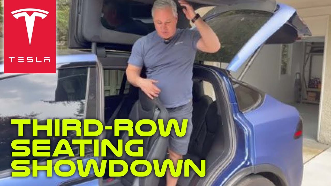 Watch Rivian R1S Vs Tesla Model X Plaid Third-Row Seating Showdown ...