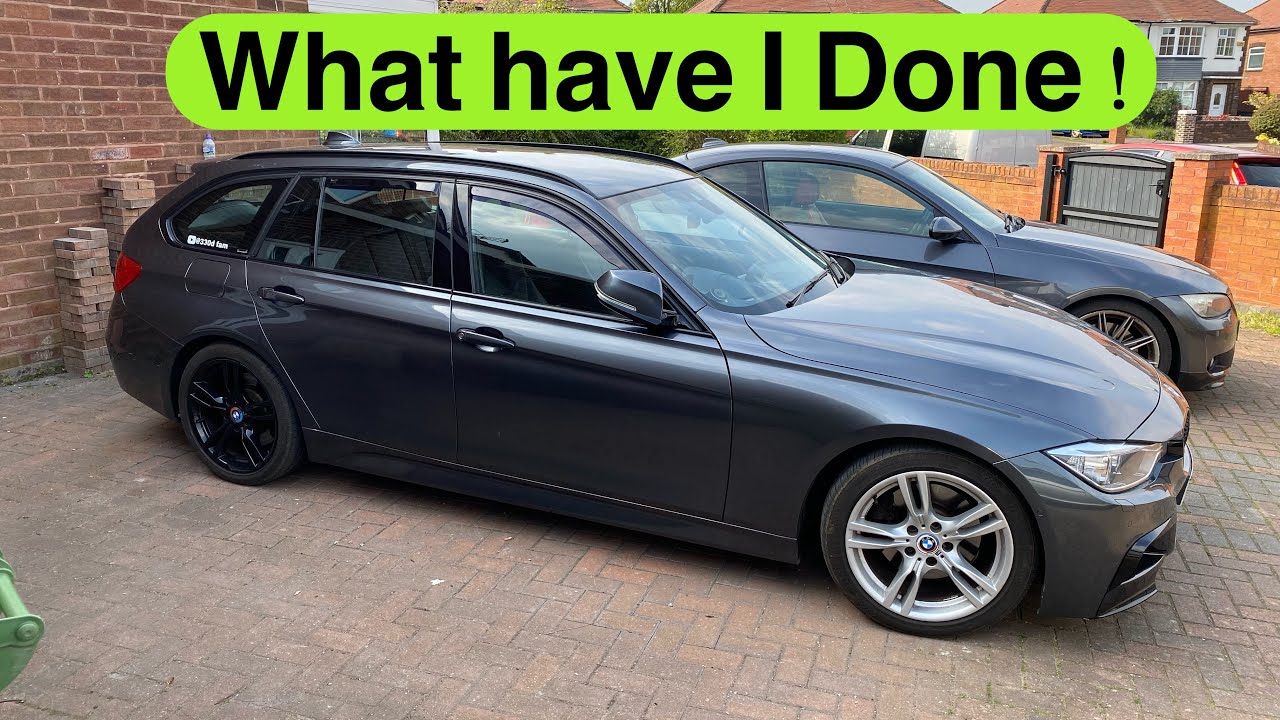 BMW f31 Wheel change, silver or black, what have I bought - YouTube