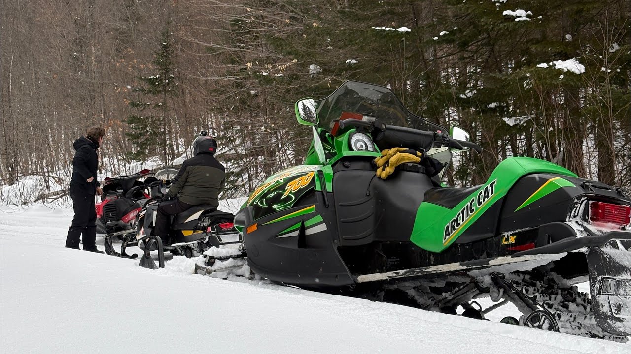 Snowmobile Trails Ride Along 2025 - YouTube