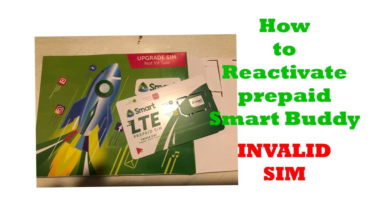 How To Reactivate Expired Smart Buddy Sim - YouTube