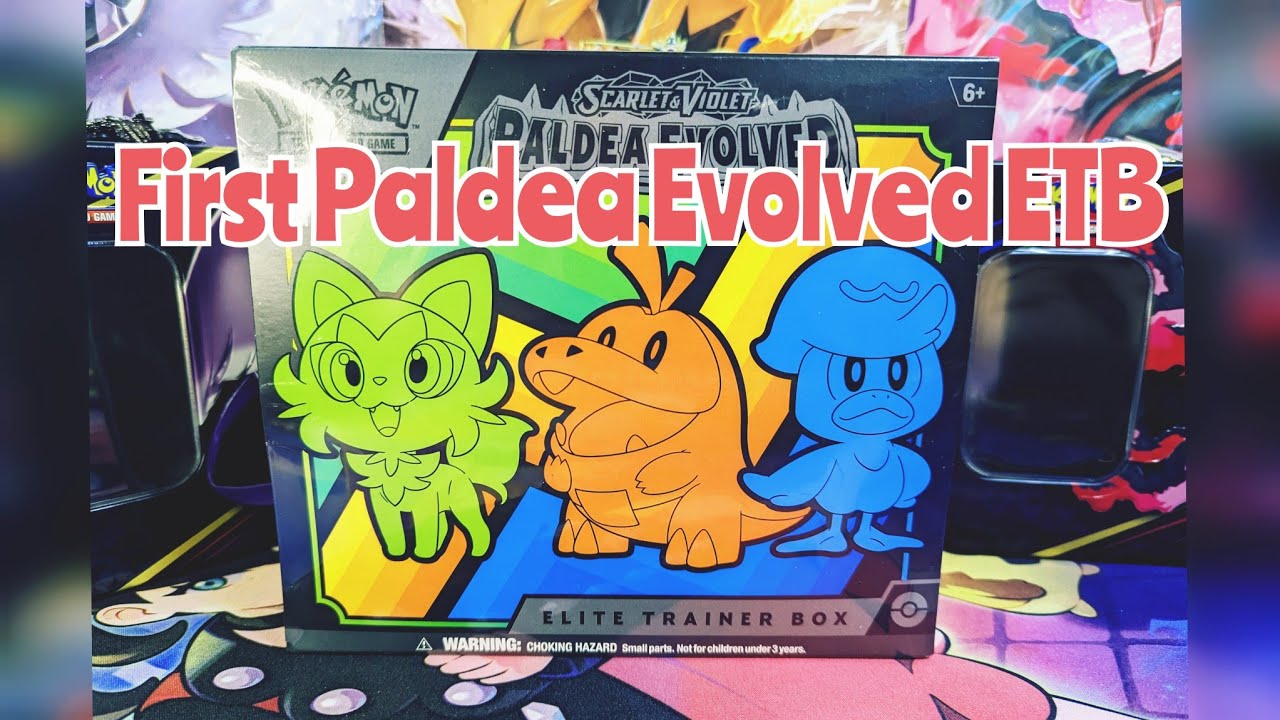 Paldea Evolved Is Here! ETB Unboxing - Pokemon TCG Opening - YouTube