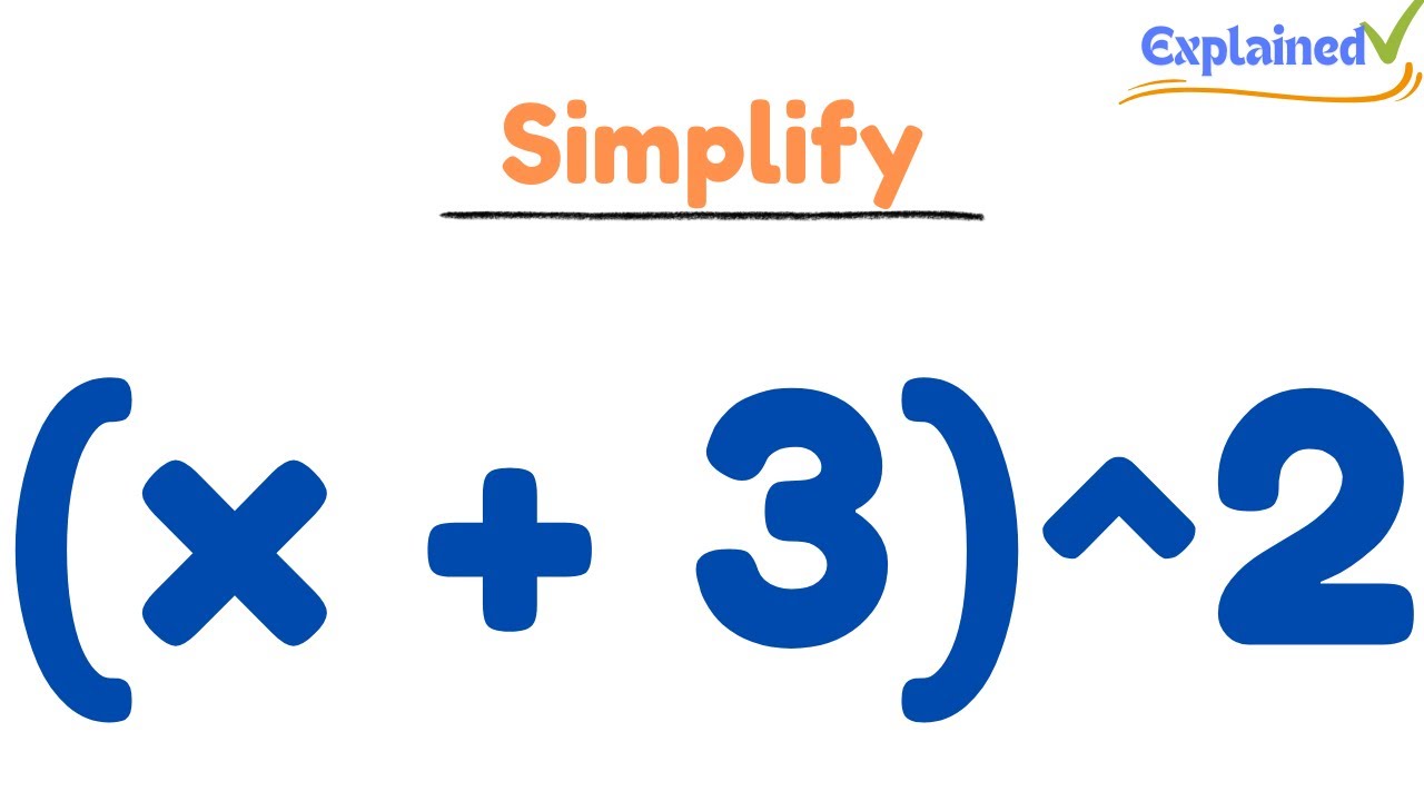 Expand Simplify x 3 2 YouTube