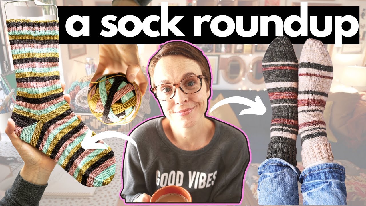 All the SOCK WIPs 🧦 {MIDWEEK RAMBLE} #knitting #sockknitting - YouTube
