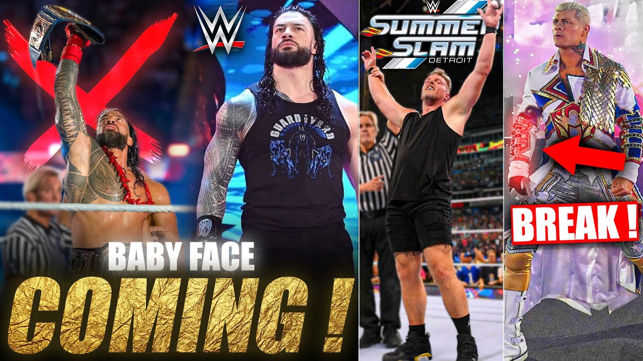ROMAN Reigns 100% BABYFACE ! TURN CONFIRMED, BIG Dog RETURNING ! Cody ...