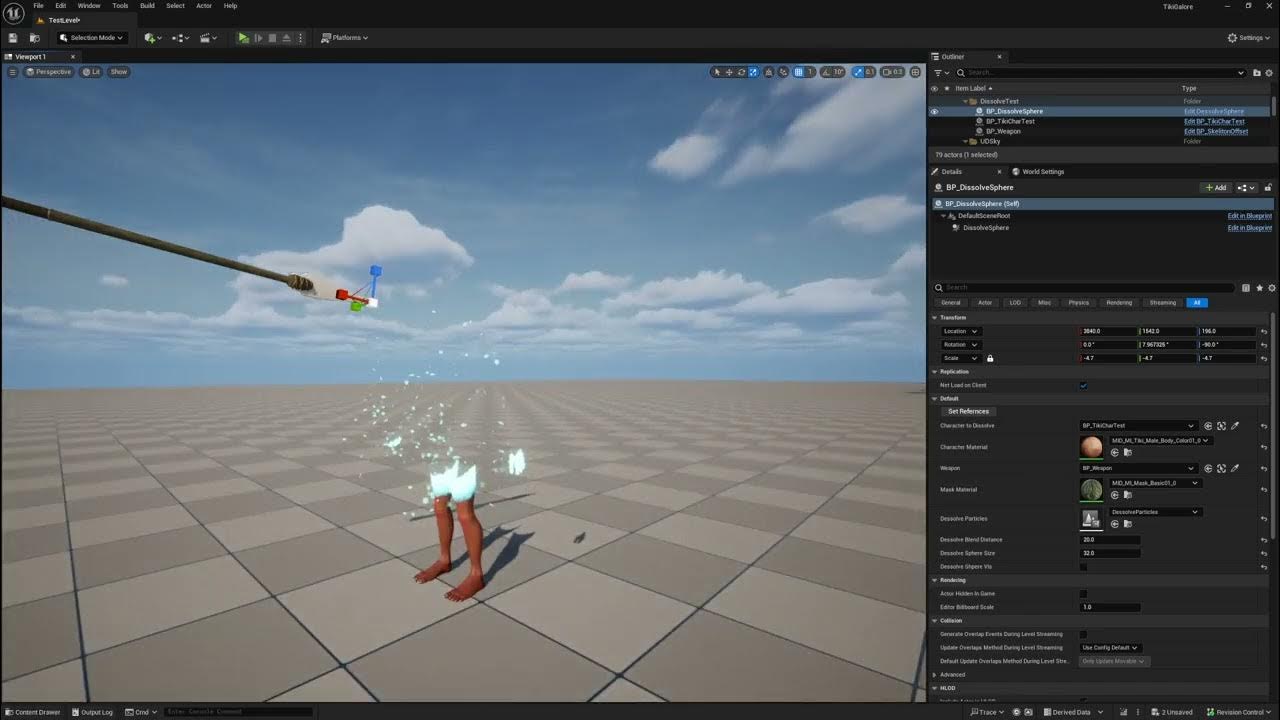 Unreal Engine Character Dissolve - YouTube