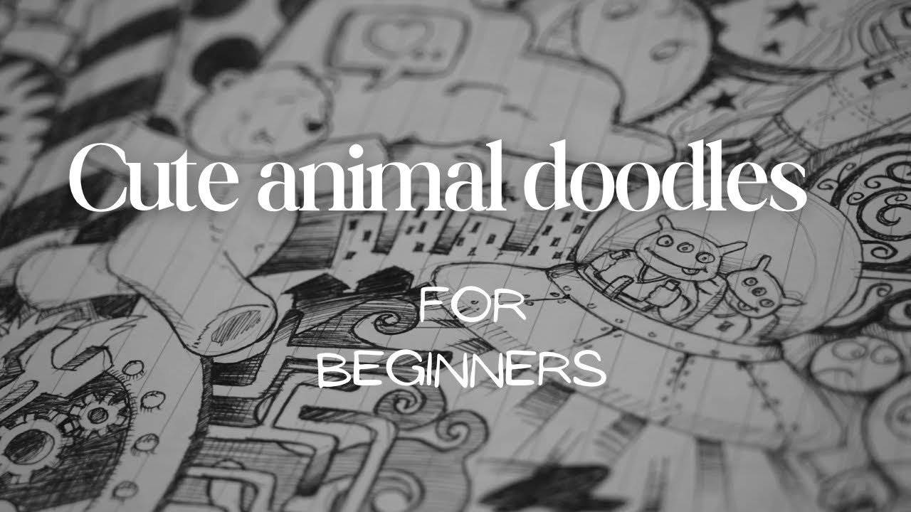 cute animal doodles | doodle art for beginners. - YouTube