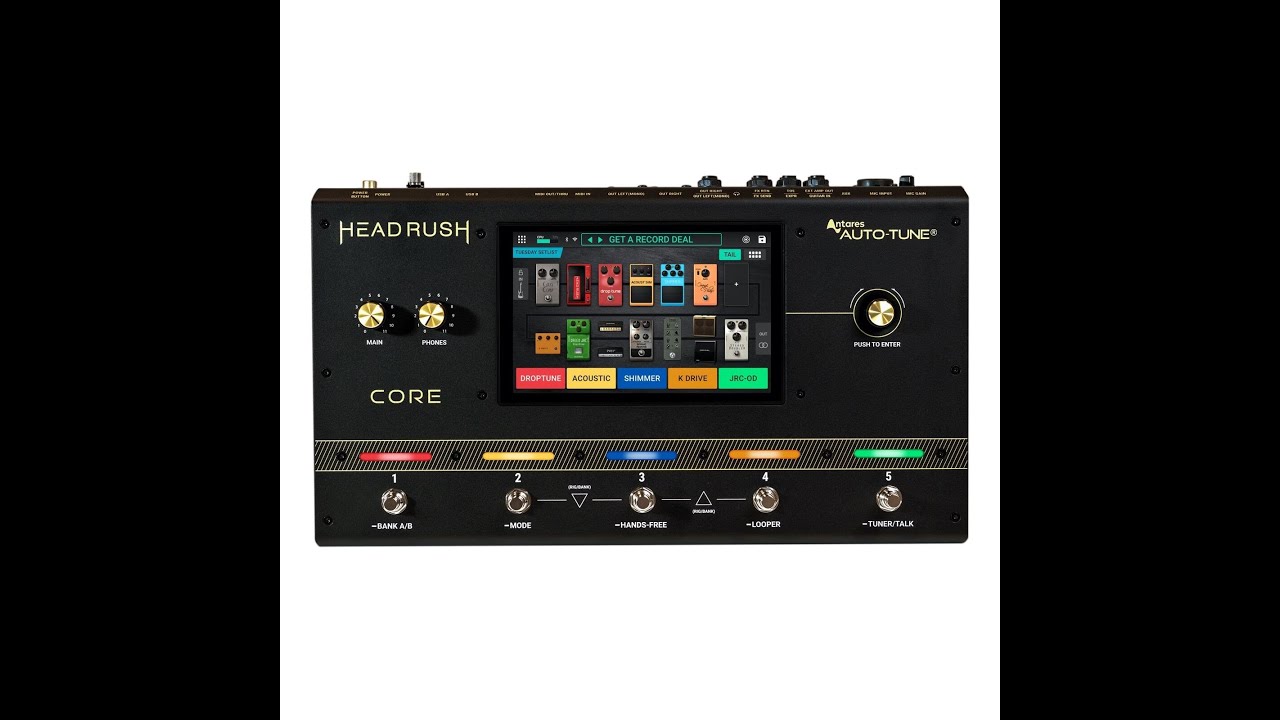 Headrush Core. Import songs, rigs and Ir's from usb stick (FR/ENG ...