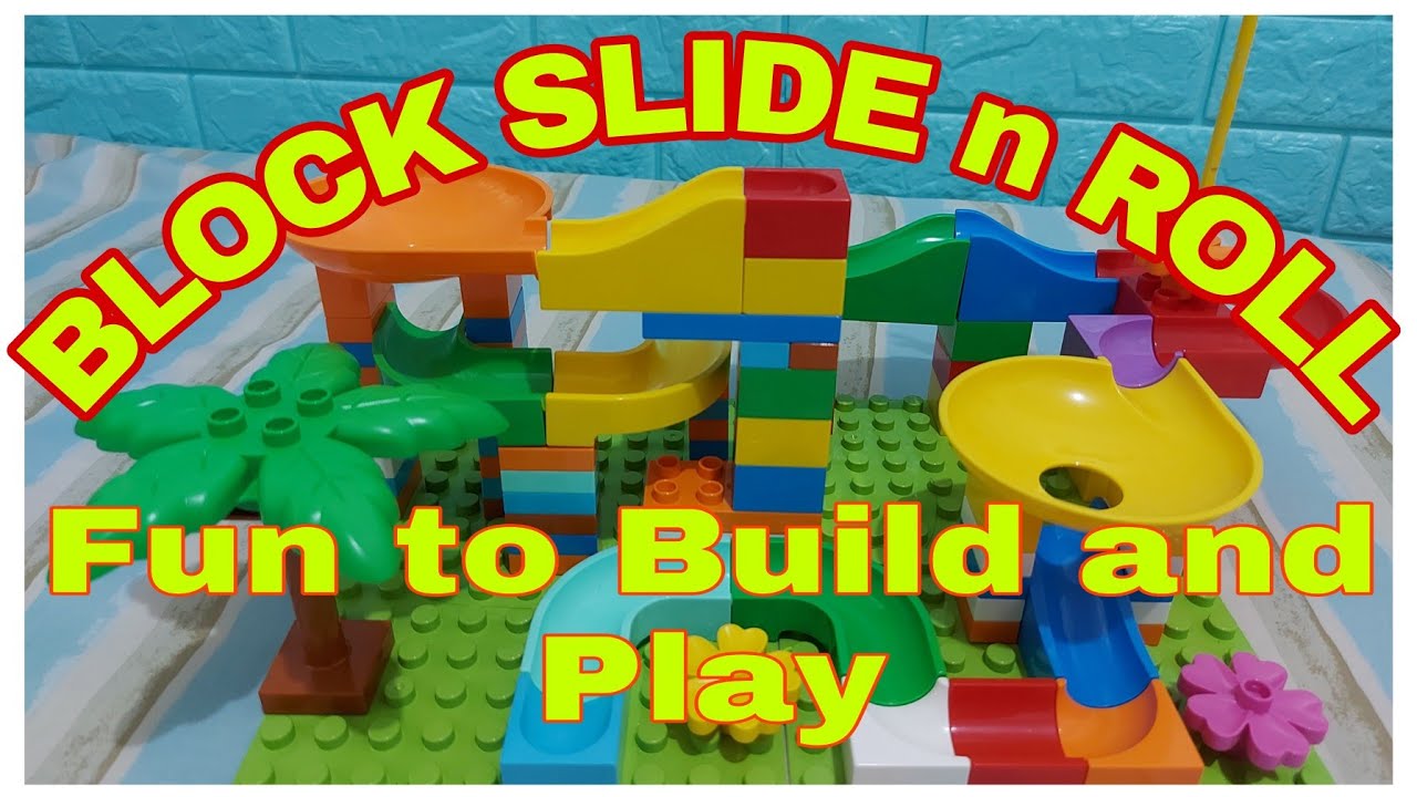 UNBOXING REVIEW||BLOCKS SLIDE n ROLL FUN TO BUILD AND PLAY|•FAMILIA ...