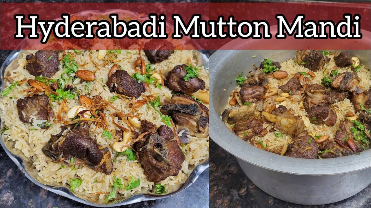 Hyderabadi Mutton Mandi Made At Home|| How to make Mandi || By Tawakkal ...