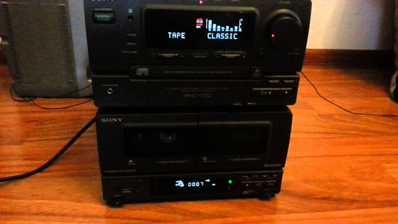sony mhc1700 - YouTube