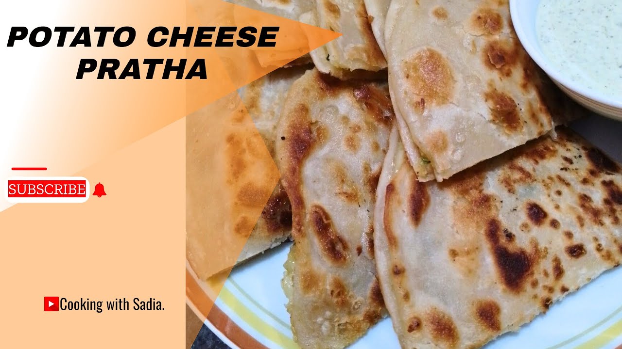 POTATO CHEESE PARATHA || Cheese Aloo Paratha Recipe || Cooking with ...