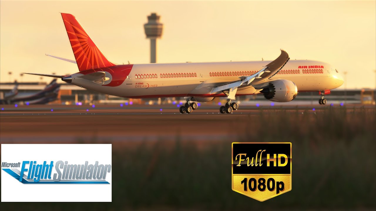 Flight Simulator| Ultra Graphics| Delhi to Islamabad- Air India Boeing ...