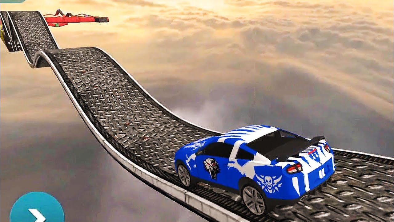 Impossible Car Stunt Sky Road Driving 3D -65 ll Impossible car stunt ...