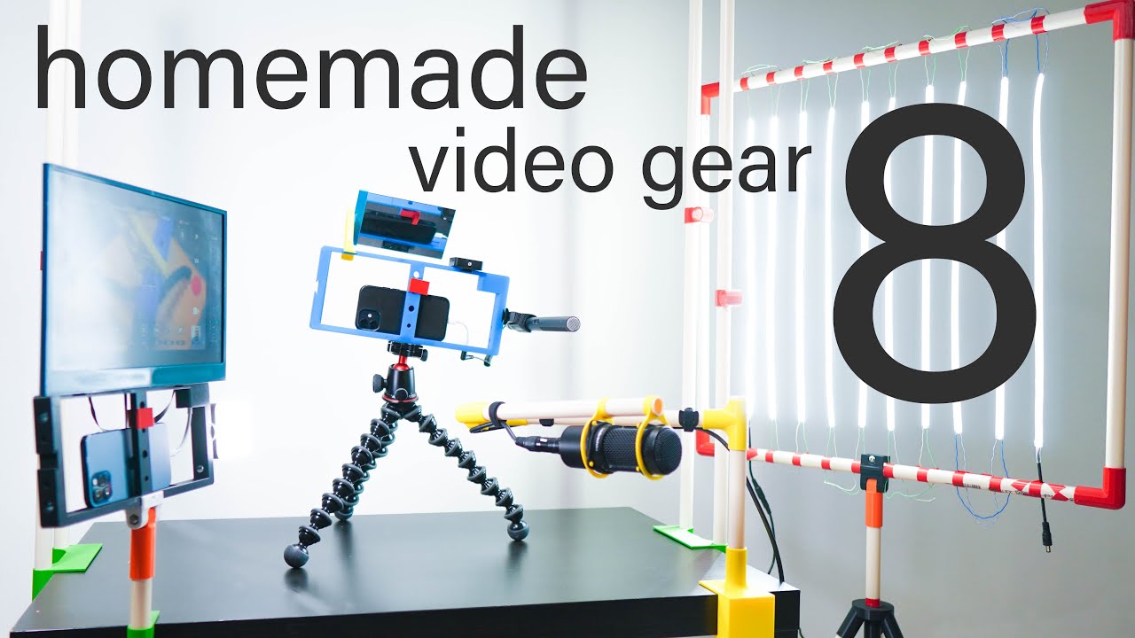 3D printed tripod, camera rig, microphone stand and other video gear ...
