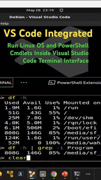 Microsoft VS Code Integrated ( Windows and Linux (pwsh))🎆 - YouTube