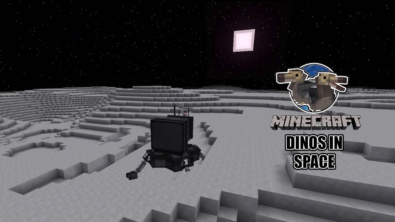 TO THE MOON! - Minecraft Dinosaurs in Space (9) - YouTube