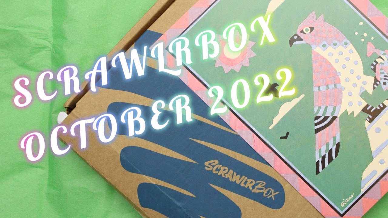 Scrawlrbox October 2022 Unboxingwinging It Youtube