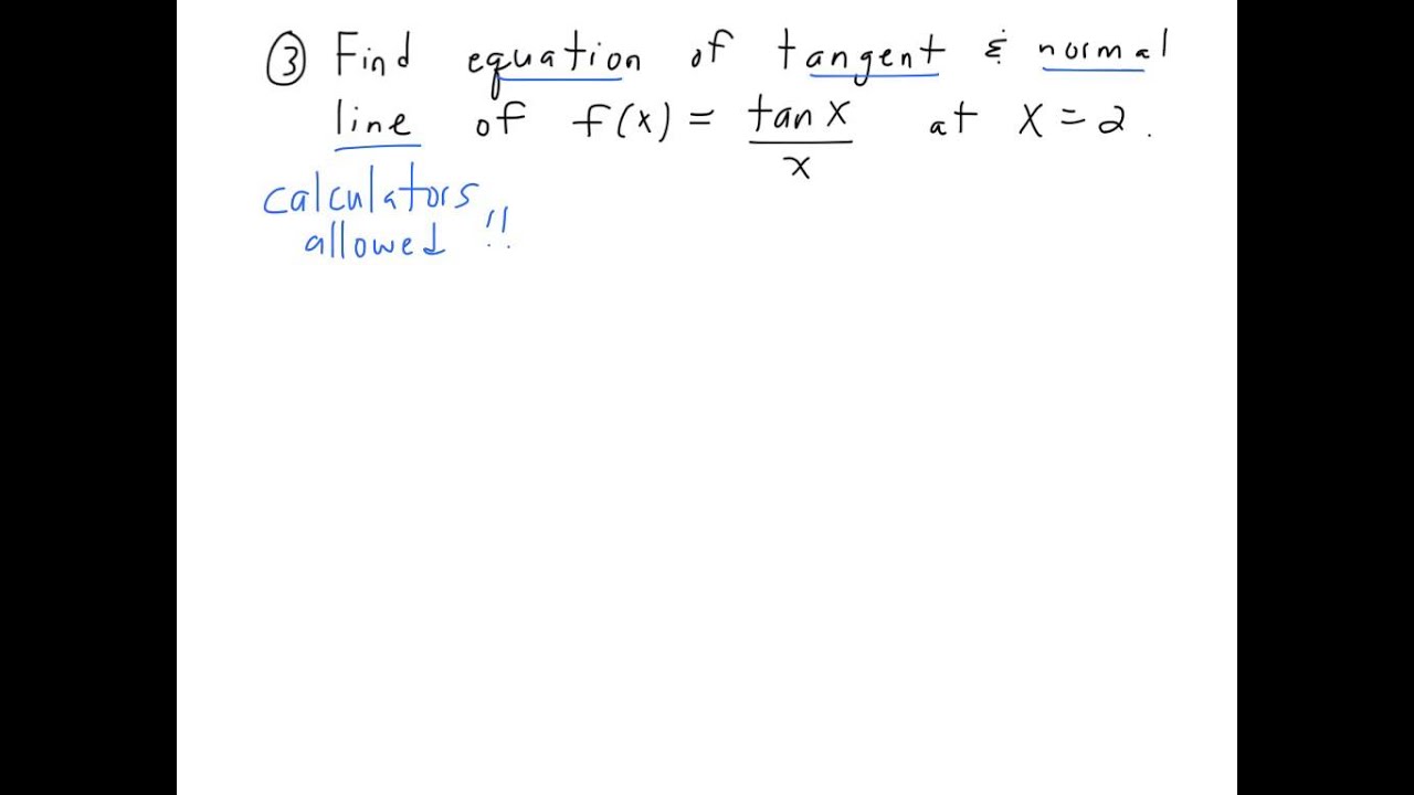 Derivatives of 6 Trig Functions - YouTube