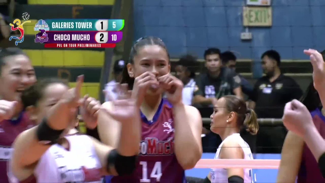 Juegos, Villegas FLY HIGH for Choco Mucho vs. Galeries Tower in Set 4 ...