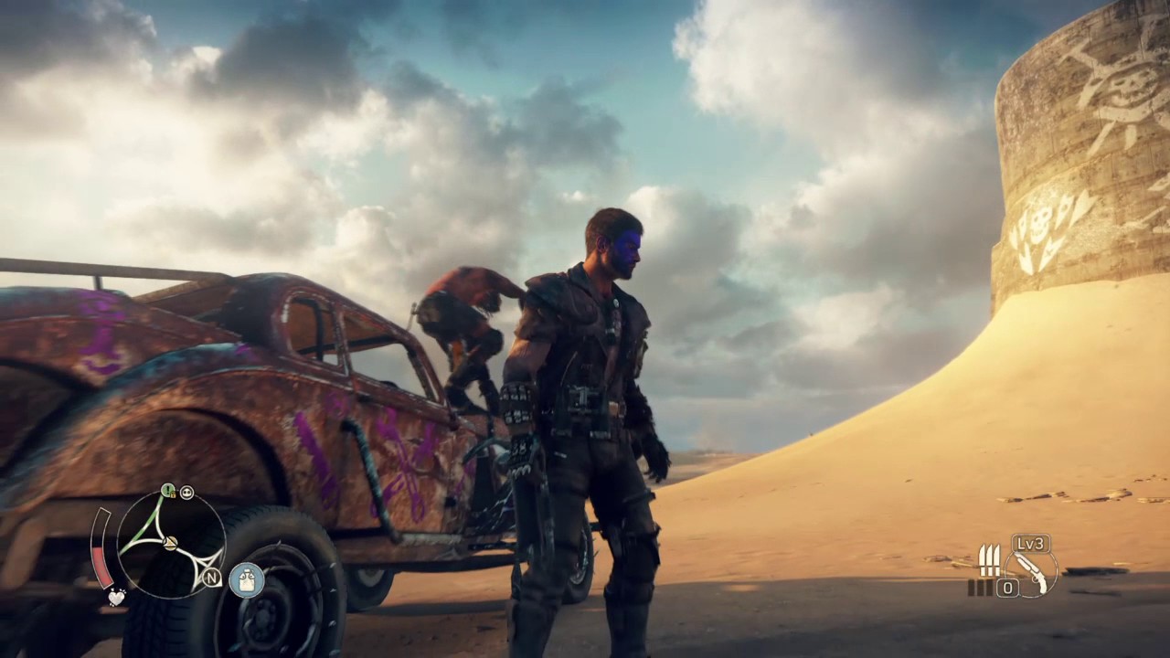 Mad Max PS4: Taking Down The Highest Scarecrow In Fuel Veins - YouTube